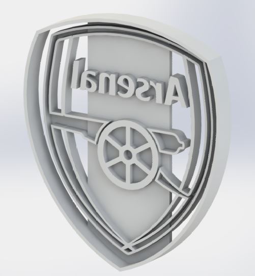 STL file Arsenal Cookie Cutter - Cookie Cutter 🍪 ・Design to download ...