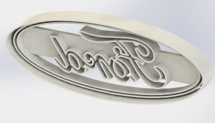 🚙 Ford cookie cutter - Cookie Cutter・ STL File for ・Cults