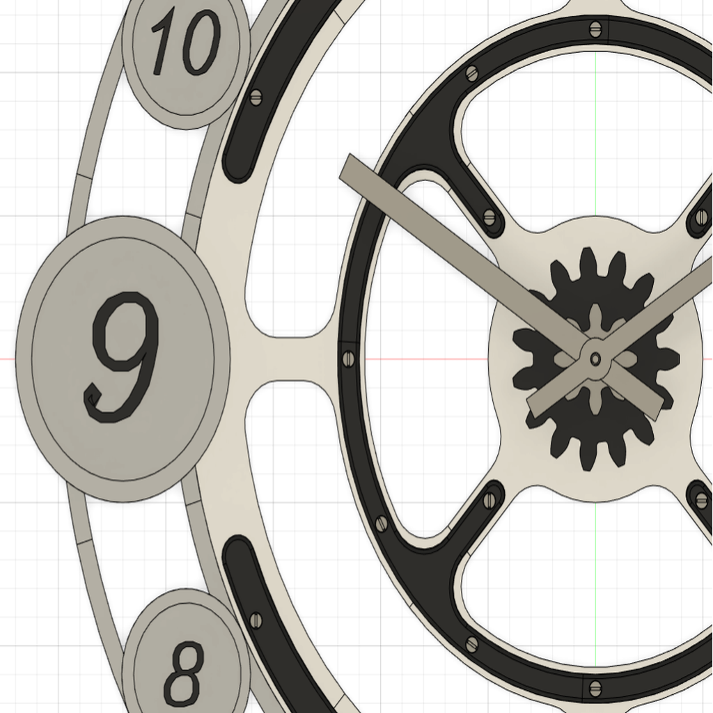 Free STL file Wall Clock (Ø 500mm) 🕰️ ・3D printer model to download・Cults