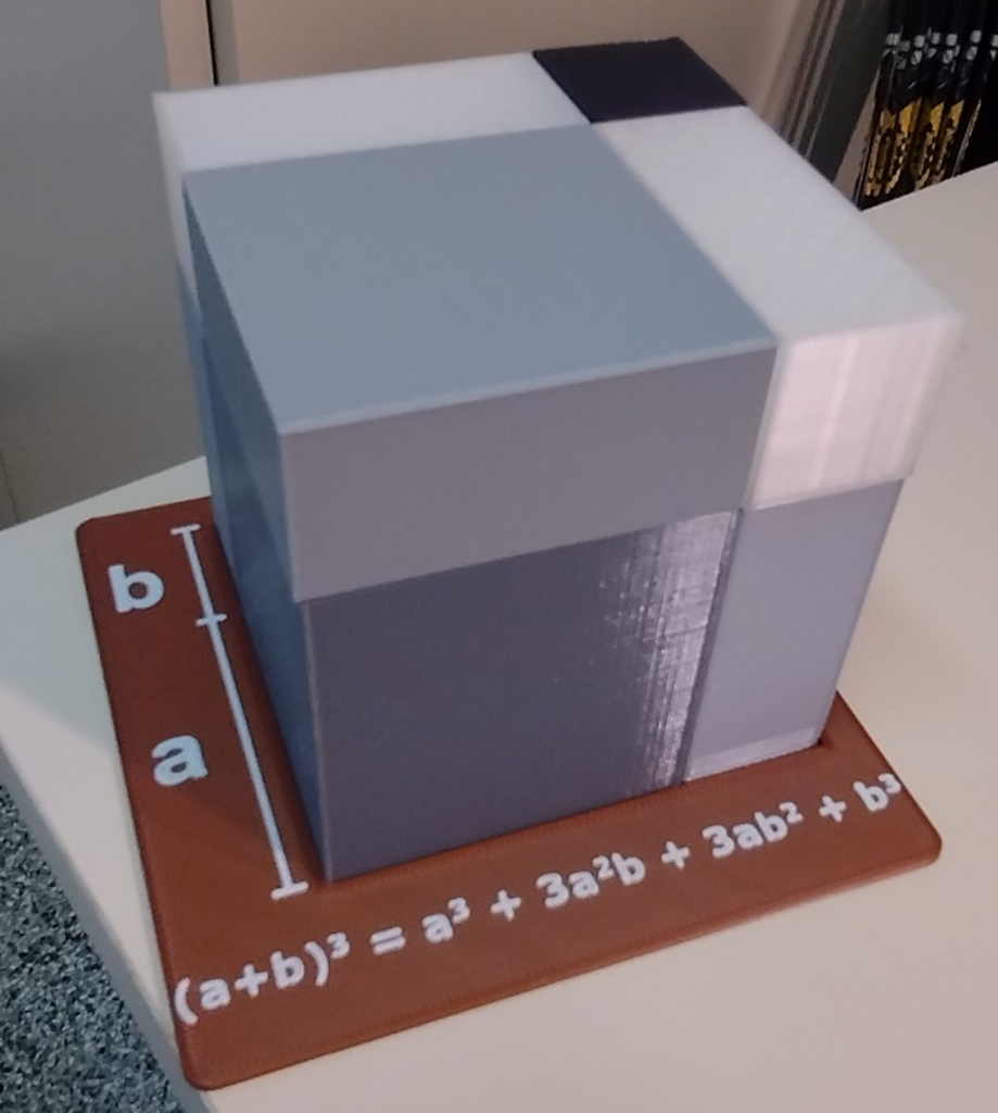 Free 3D file Visual Proof of the Cube of the Sum 📐 ・3D printable object to download・Cults