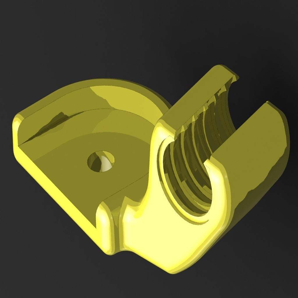 Free STL file Tevo Tornado bed cable strain relief (no zip ties needed ...