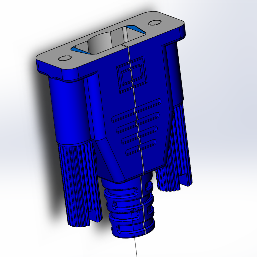 💾 VGA USB data/charging cable cover・Free 3D File for ・Cults