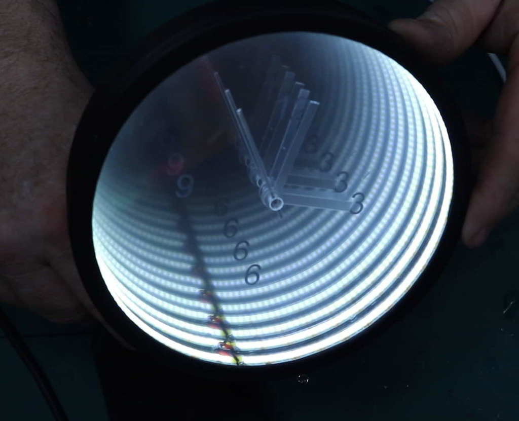 Free 3D file Infinity mirror with clock ♾️ ・3D printing model to ...