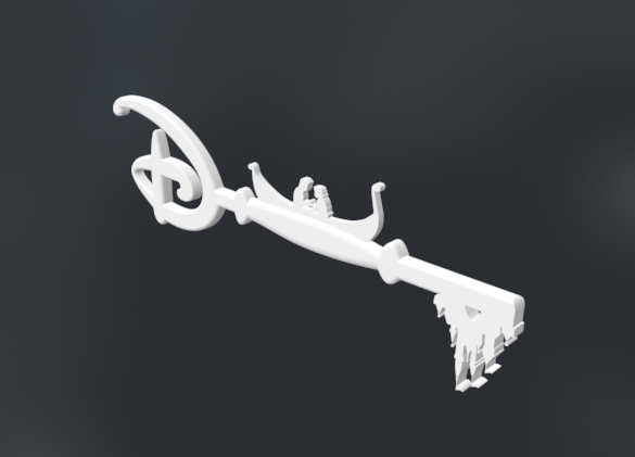 Файл STL Disney Key - Tangled Boat Scene 🔑 ・Идея 3D-печати для ...