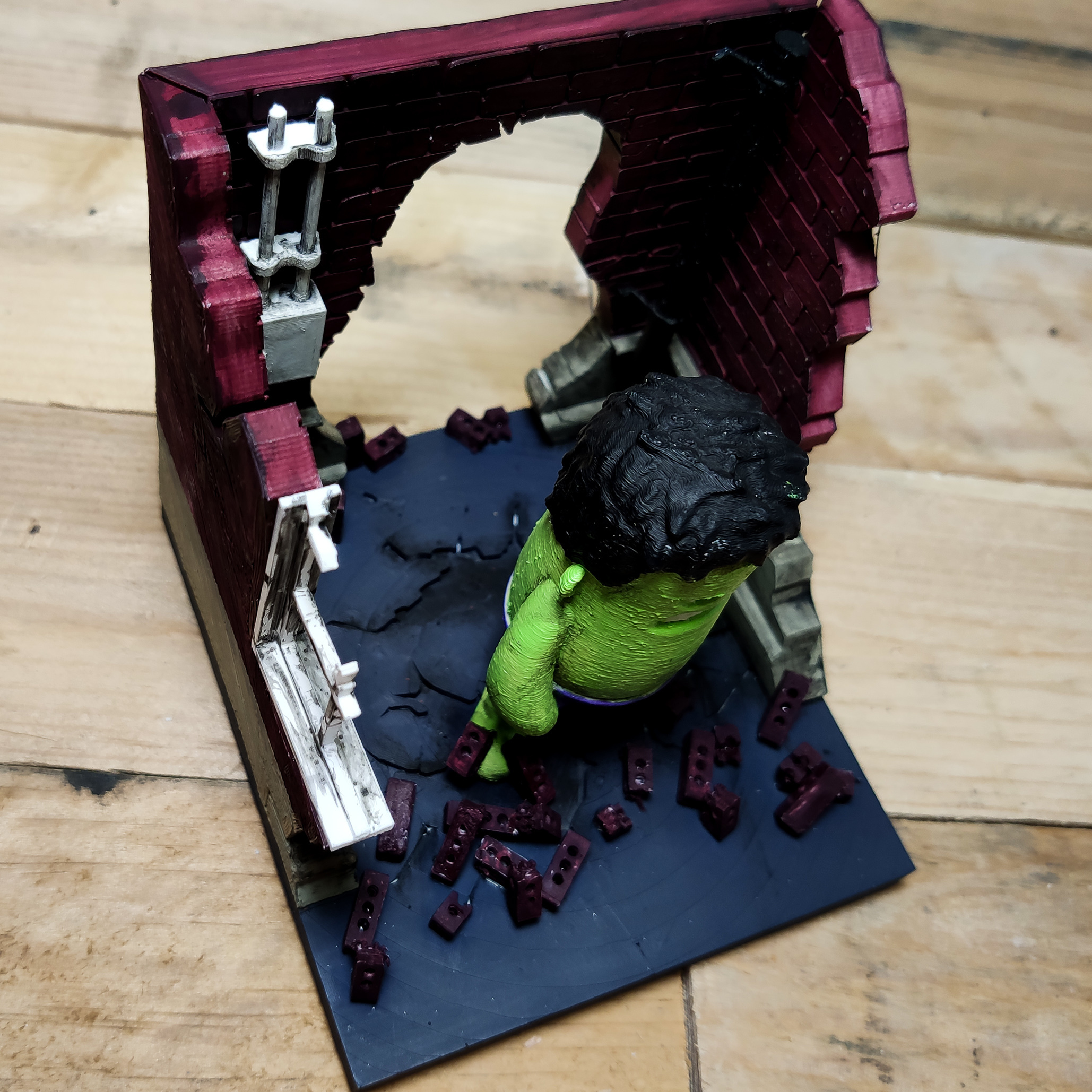 Fichier STL gratuit Diorama pour Mini Dude 👾・Modèle à télécharger et à ...