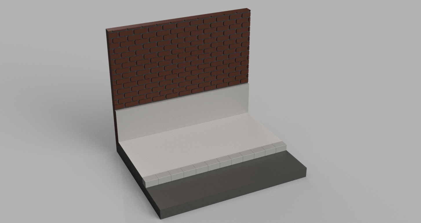 STL file Simple Street Diorama Base 🎨 ・3D printable model to download・Cults