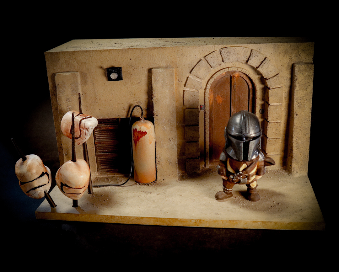 STL file This is the way Diorama for Wekster Mini - Mini's not included ...