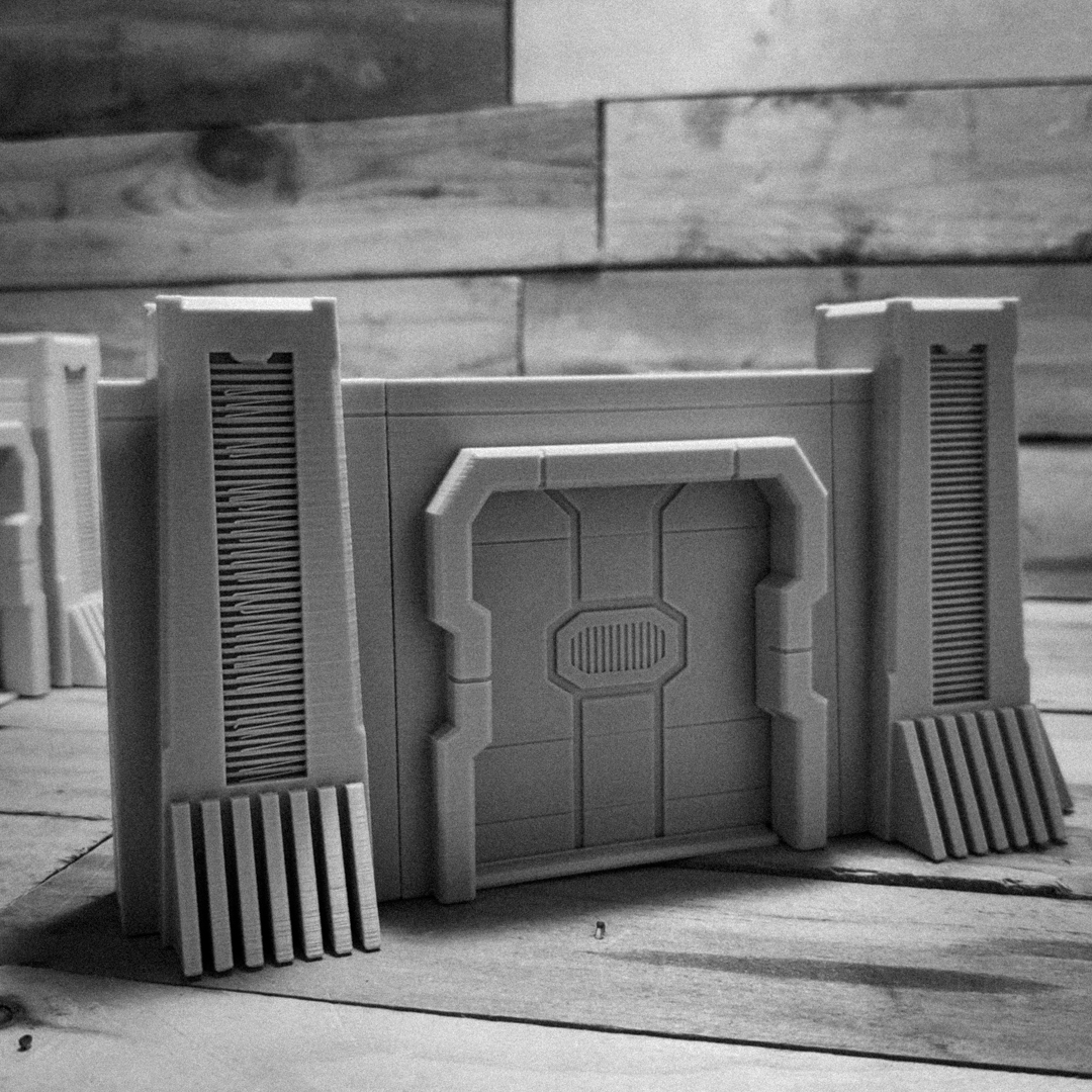 STL file Modular wall for Tabletop and dioramas 🎲 ・3D printable model ...