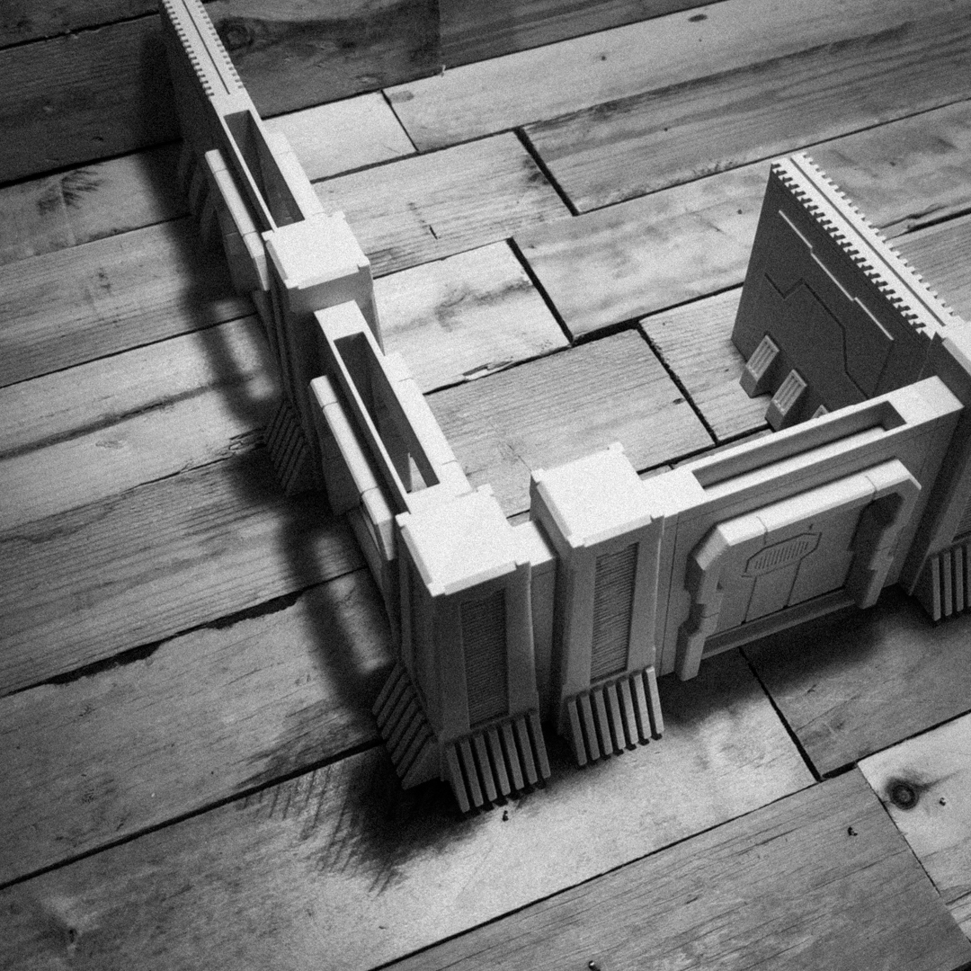 STL file Modular wall for Tabletop and dioramas 🎲 ・3D printable model ...