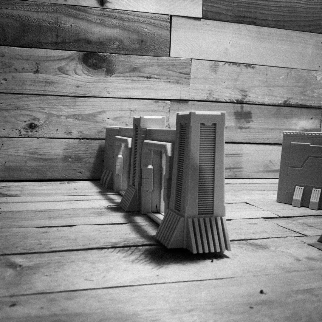 STL file Modular wall for Tabletop and dioramas 🎲 ・3D printable model ...