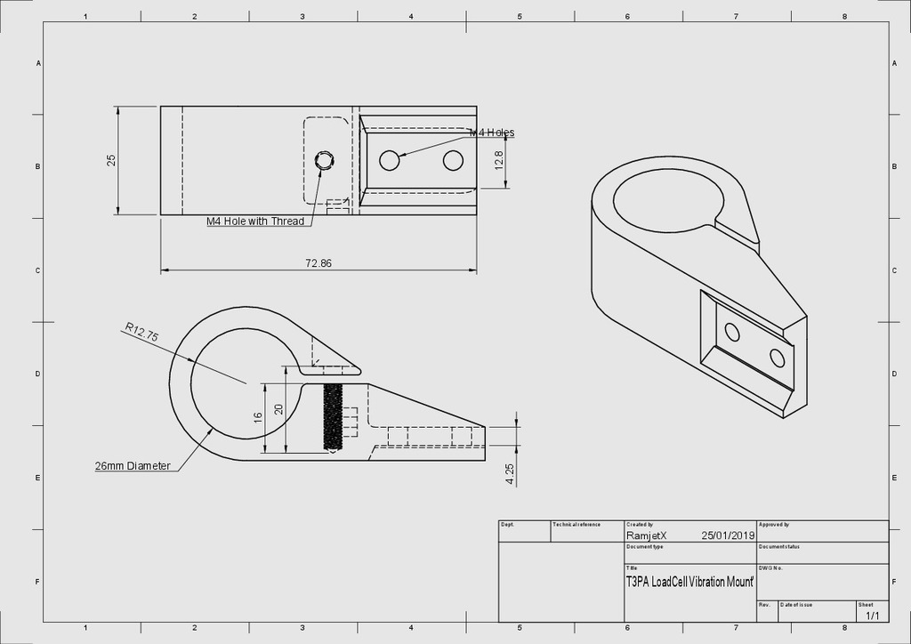 📳 RamjetX Thrustmaster T3PA Load Cell Vibration Motor Mount *updated ...