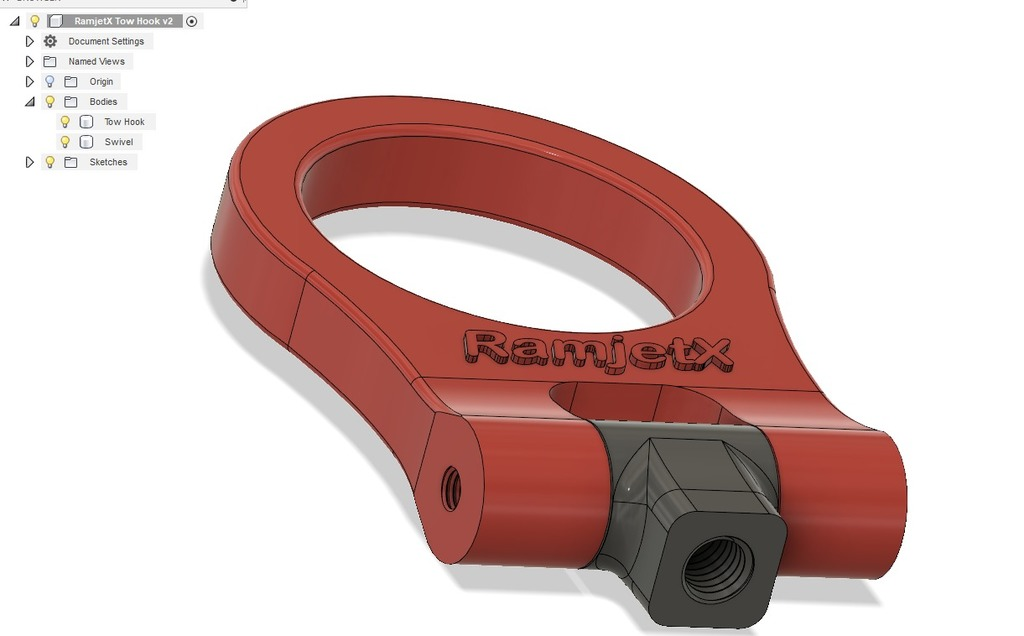 Free 3D file RamjetX Sim Tow Hook (for your racing rig, not your real ...