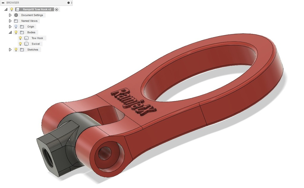 Free 3D file RamjetX Sim Tow Hook (for your racing rig, not your real ...