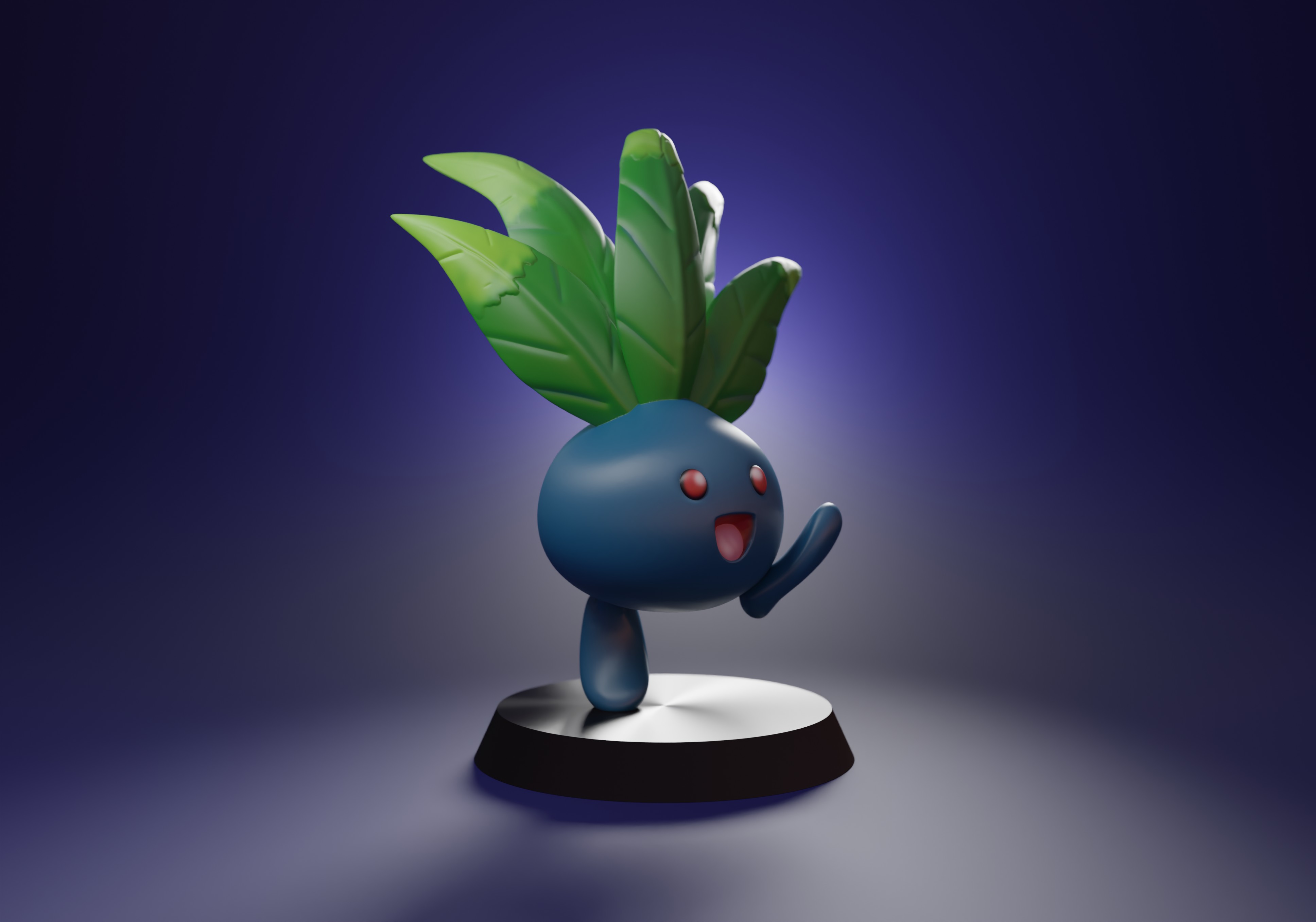 🐉 ODDISH - Cute 3D printable Pokemon・Free STL File for ・Cults