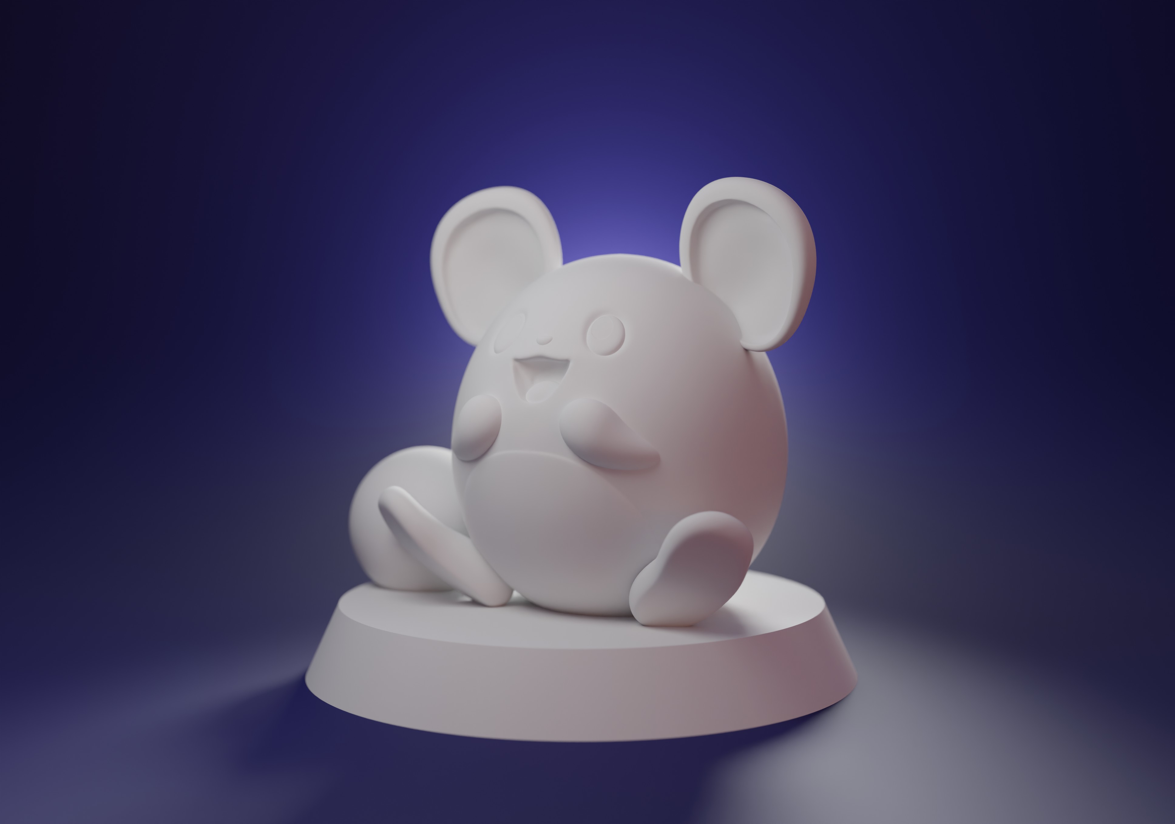 STL file MARILL - 3D printable Pokemon 🐉 (OBJ)・3D printer model to ...