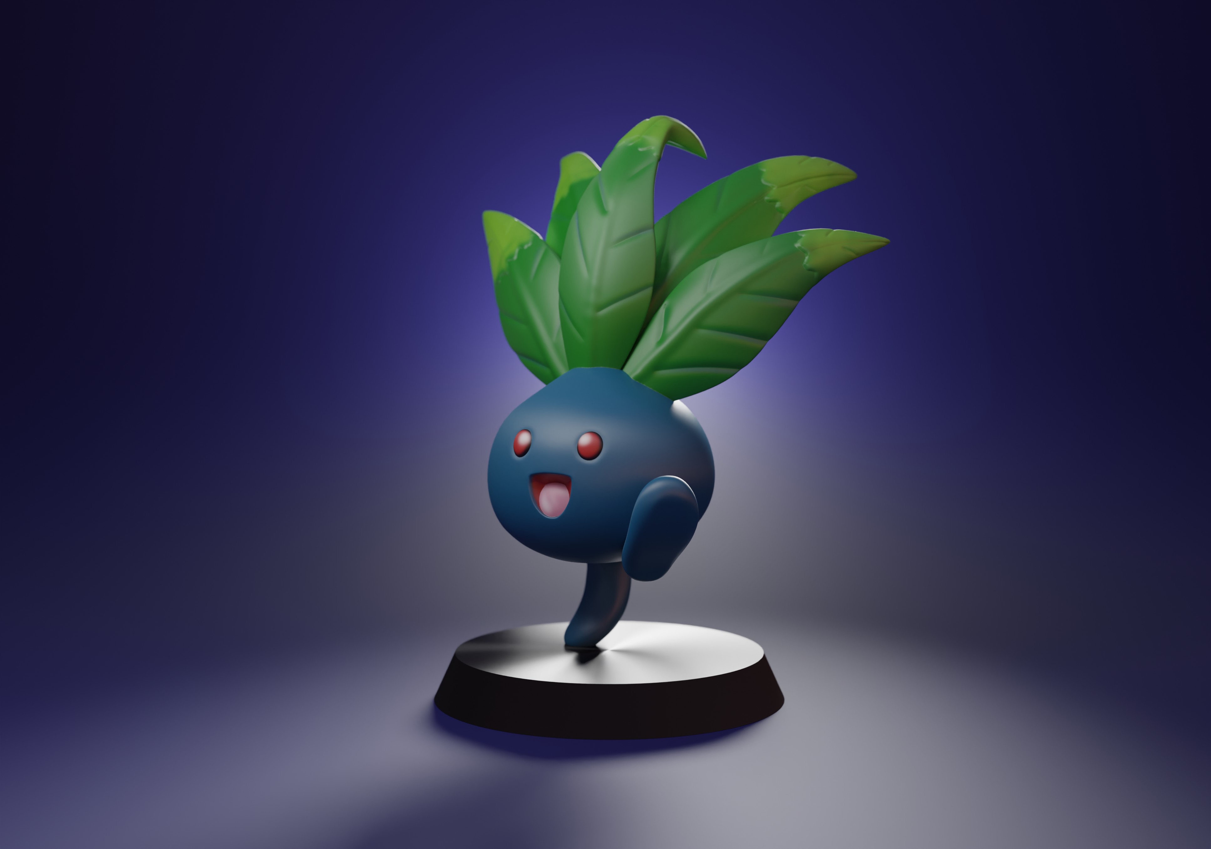 🐉 ODDISH - Cute 3D printable Pokemon・Free STL File for ・Cults