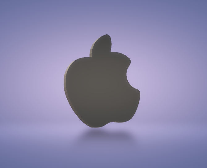 🍎 Apple logo・Free STL File for ・Cults