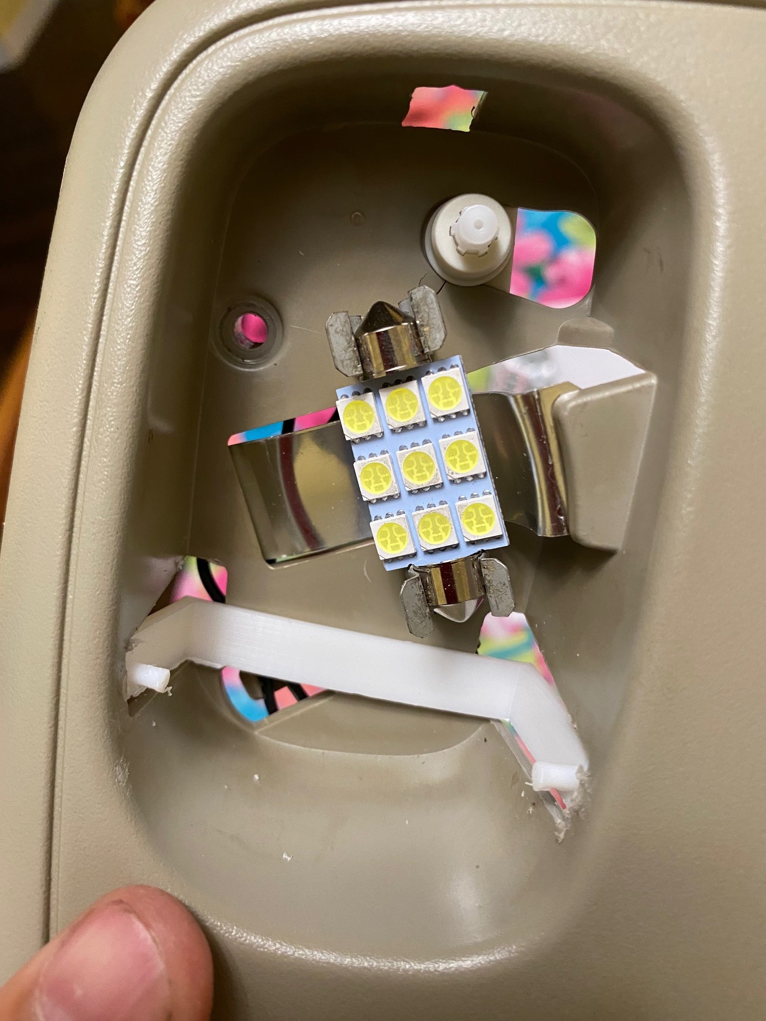 🐏 Dodge Ram 1500 3rd Gen 2007 Overhead Console Map Lamp Bracket Repair ...