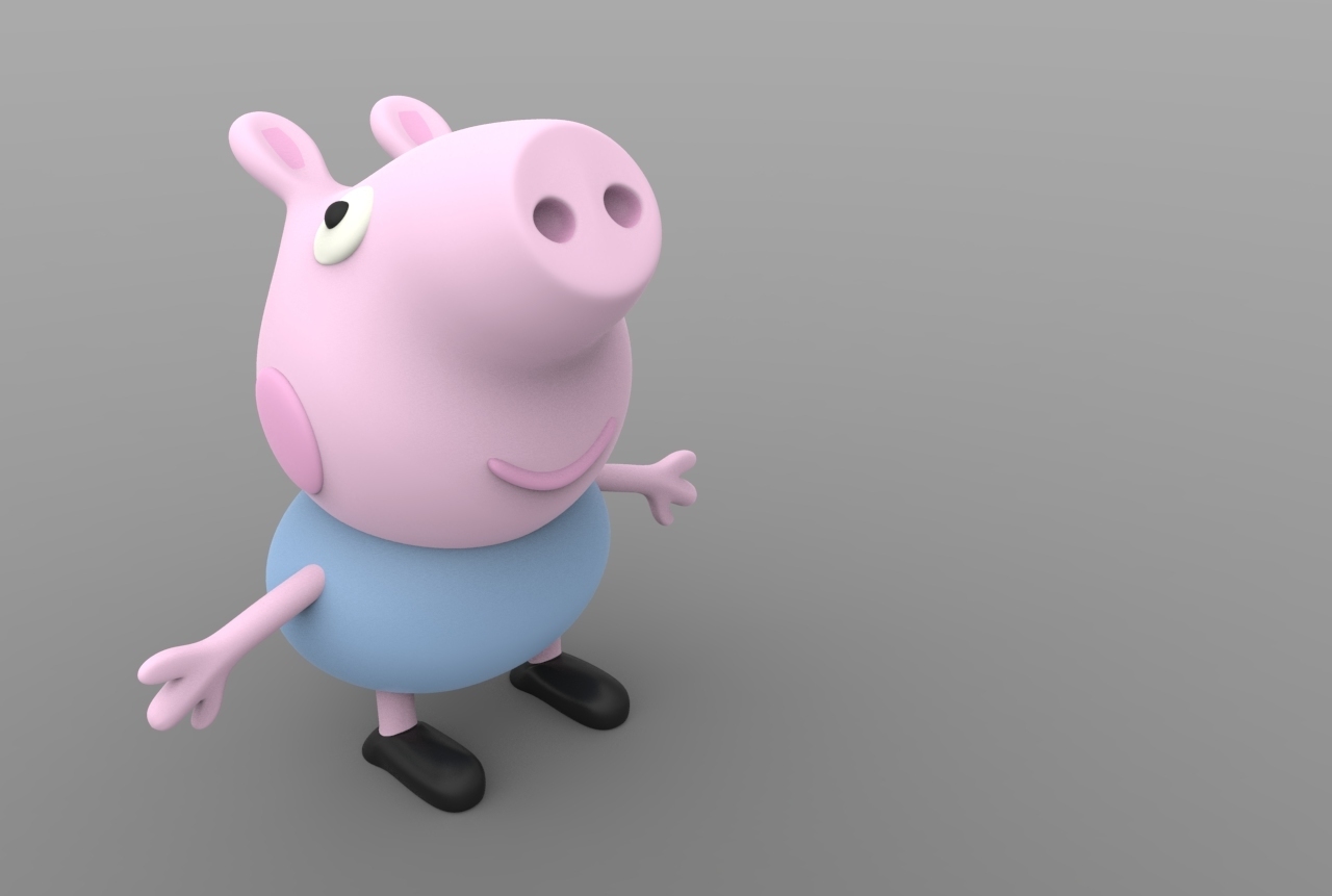 🐖 George Pig (Peppa pig)・ 3D File for 3D printing・Cults