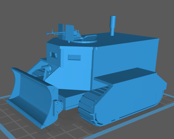 Free STL file Improvised Armored Bulldozer 🚜・3D printer model to ...