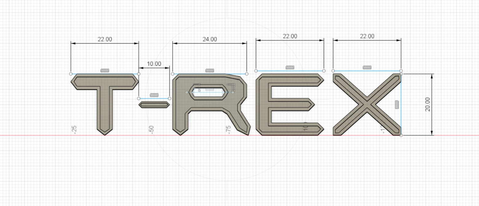 STL-Datei T - REX Logo für VW T - ROC kostenlos 🏌️ ・3D-druckbares ...