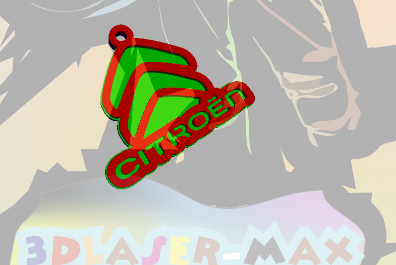 Free STL file CITROEN KEY RING 🚗 ・3D printing model to download・Cults