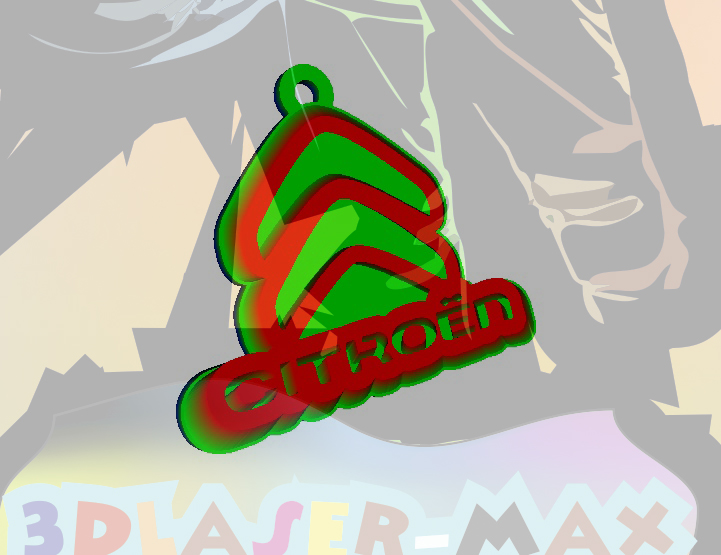 Free STL file CITROEN KEY RING 🚗 ・3D printing model to download・Cults