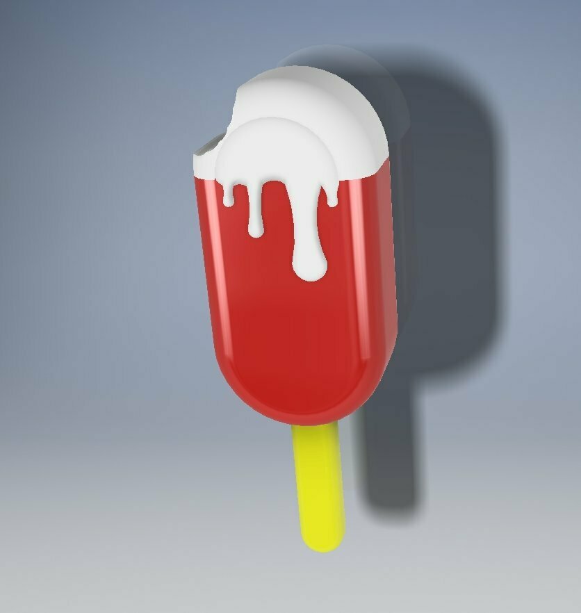 🧊 Popsicle (ice cream now with less sugar!)・Free STL File for ・Cults