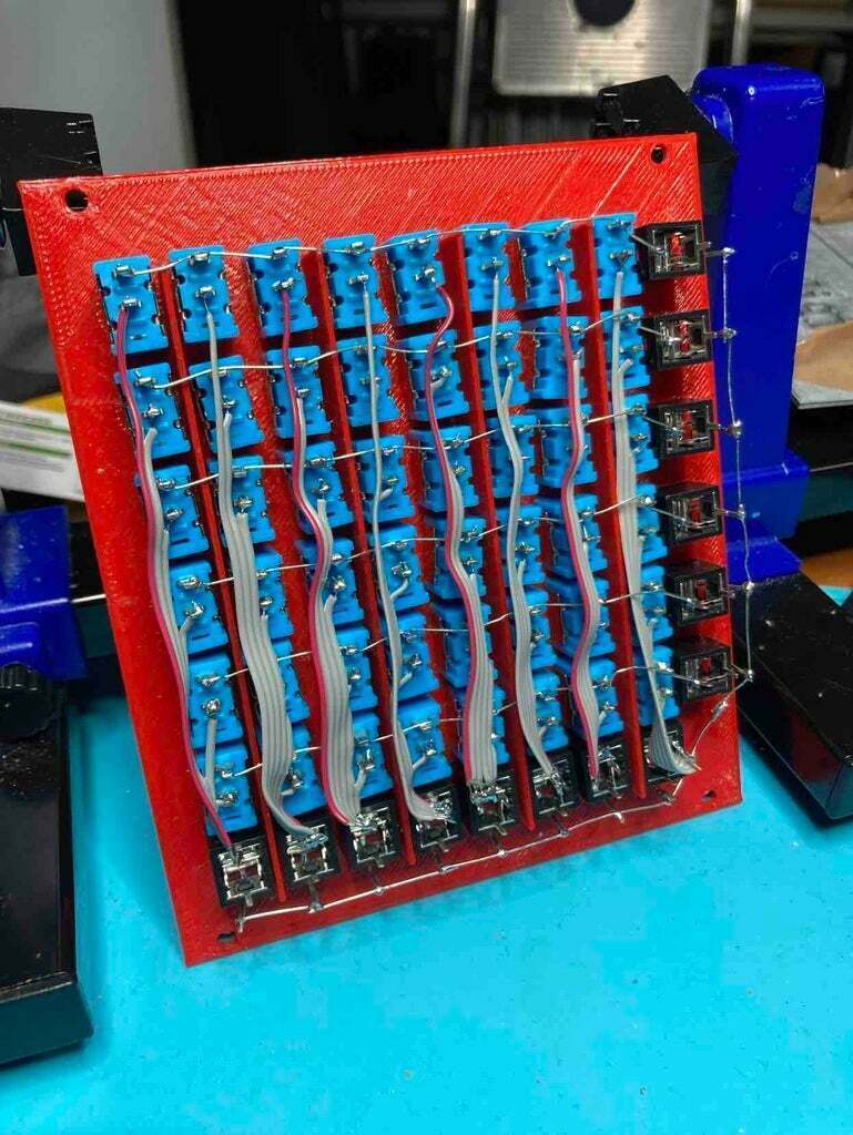 Free STL file matrix switcher 6x8 🎵 ・3D printer design to download・Cults