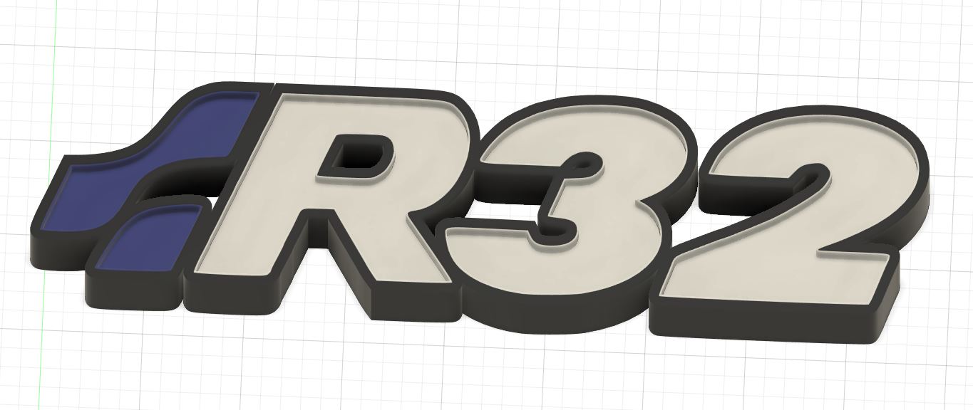 Archivo STL r32 logo lamp 🔦 ・Diseño para descargar y imprimir en 3D・Cults