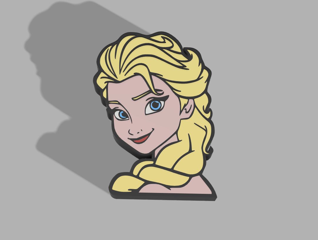 STL file frozen elsa lamp 🔦 ・3D printer model to download・Cults