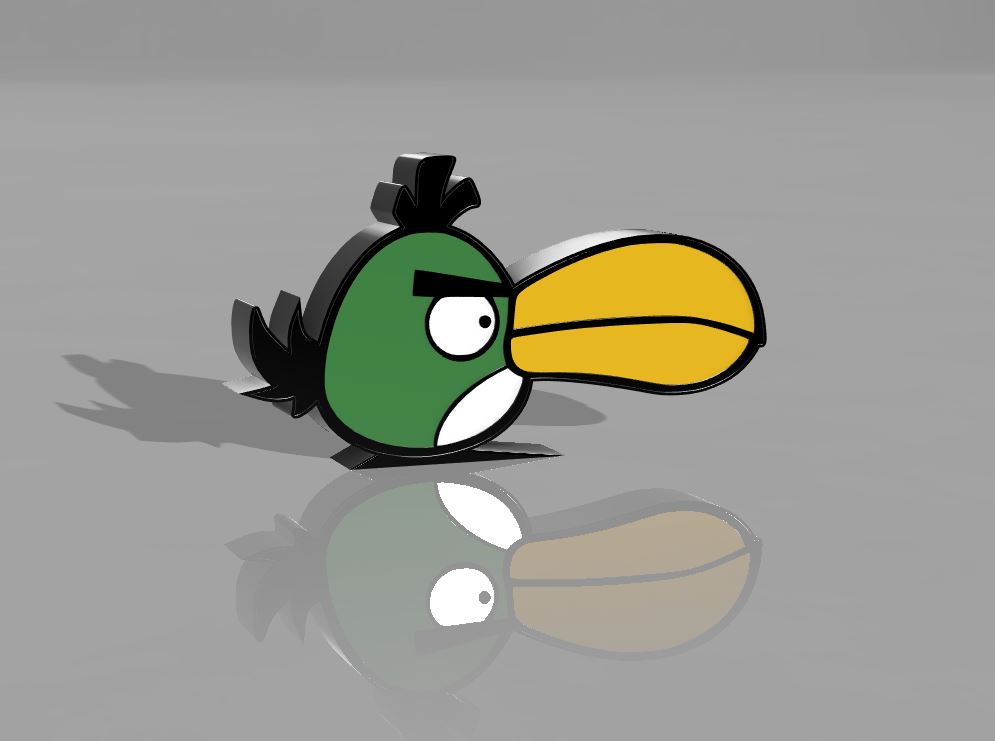 STL file hal angry bird Al lamp 😡 ・3D printing design to download・Cults