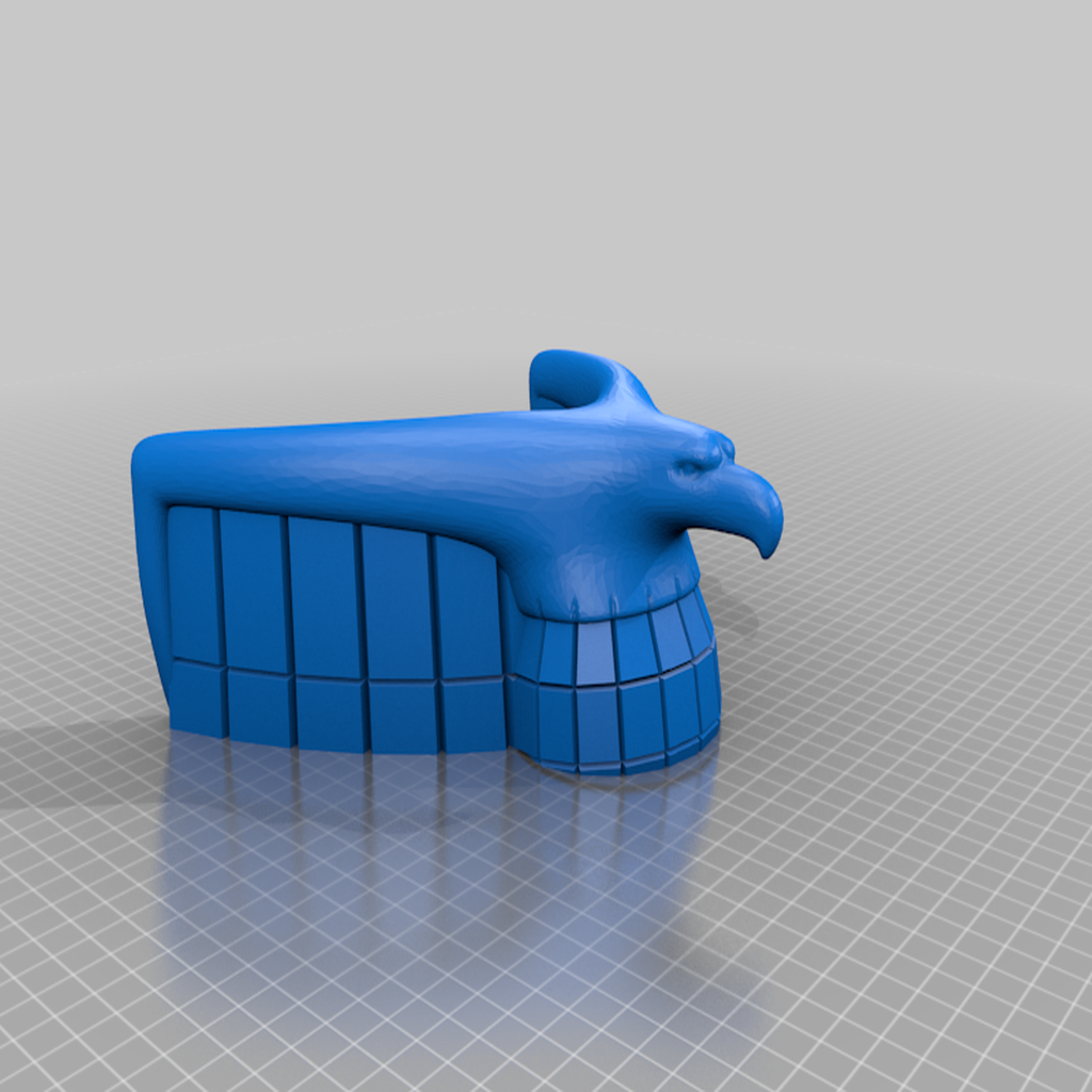 🧑‍⚖️ Judge Dredd Eagle Shoulder Pad・Free STL File for ・Cults