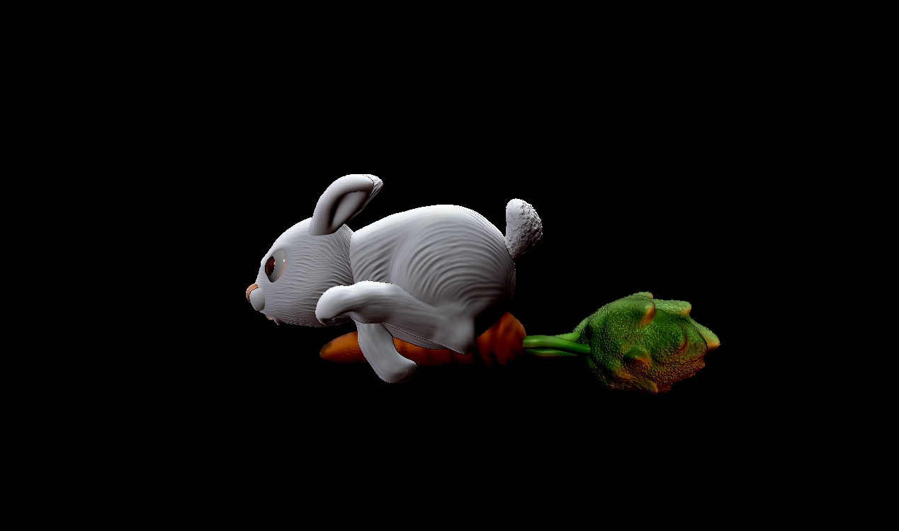 STL file Running Bunny STL 🏃・3D printer design to download・Cults