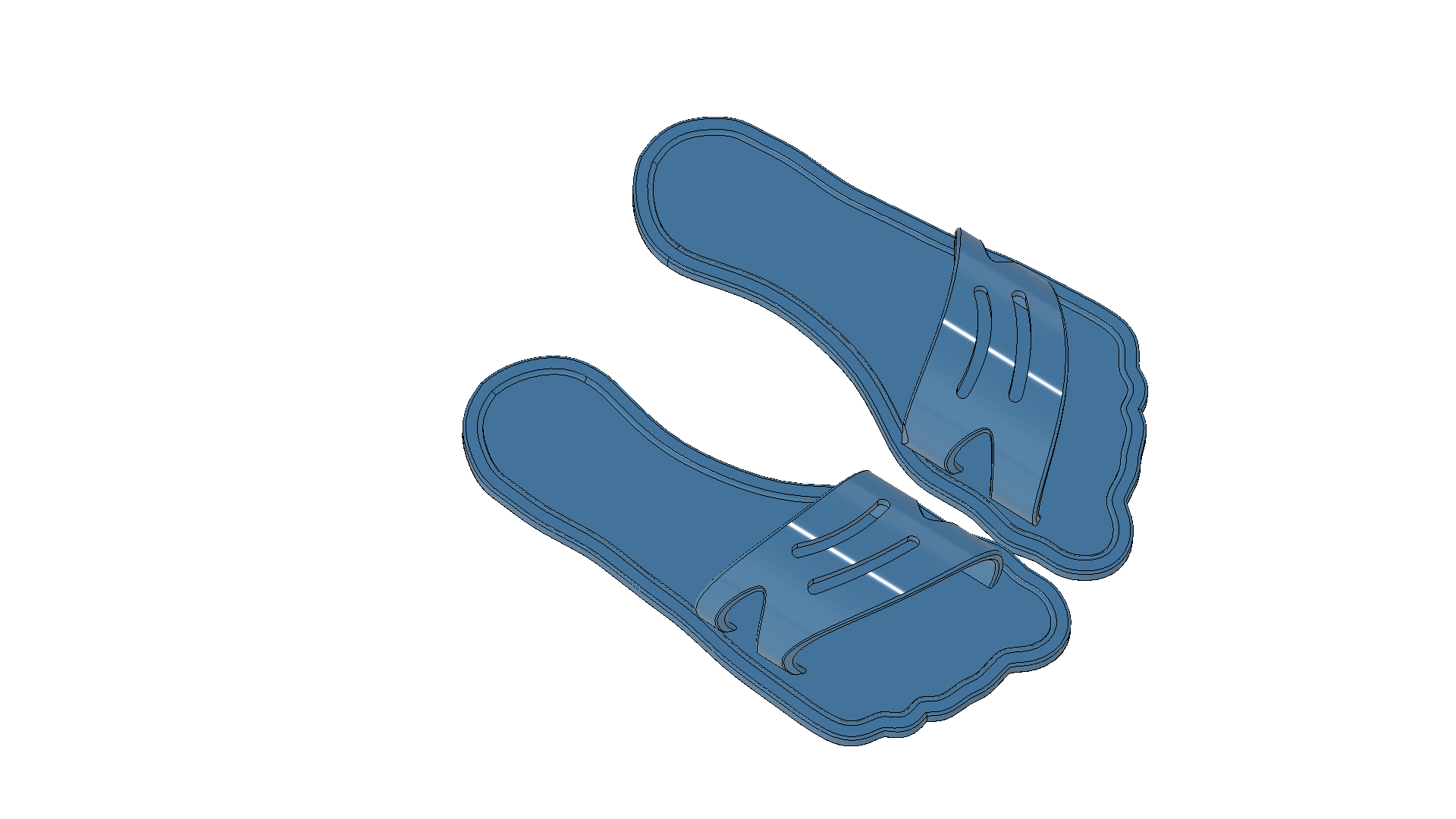 Free STL file Slippers 👟 ・3D printable object to download・Cults