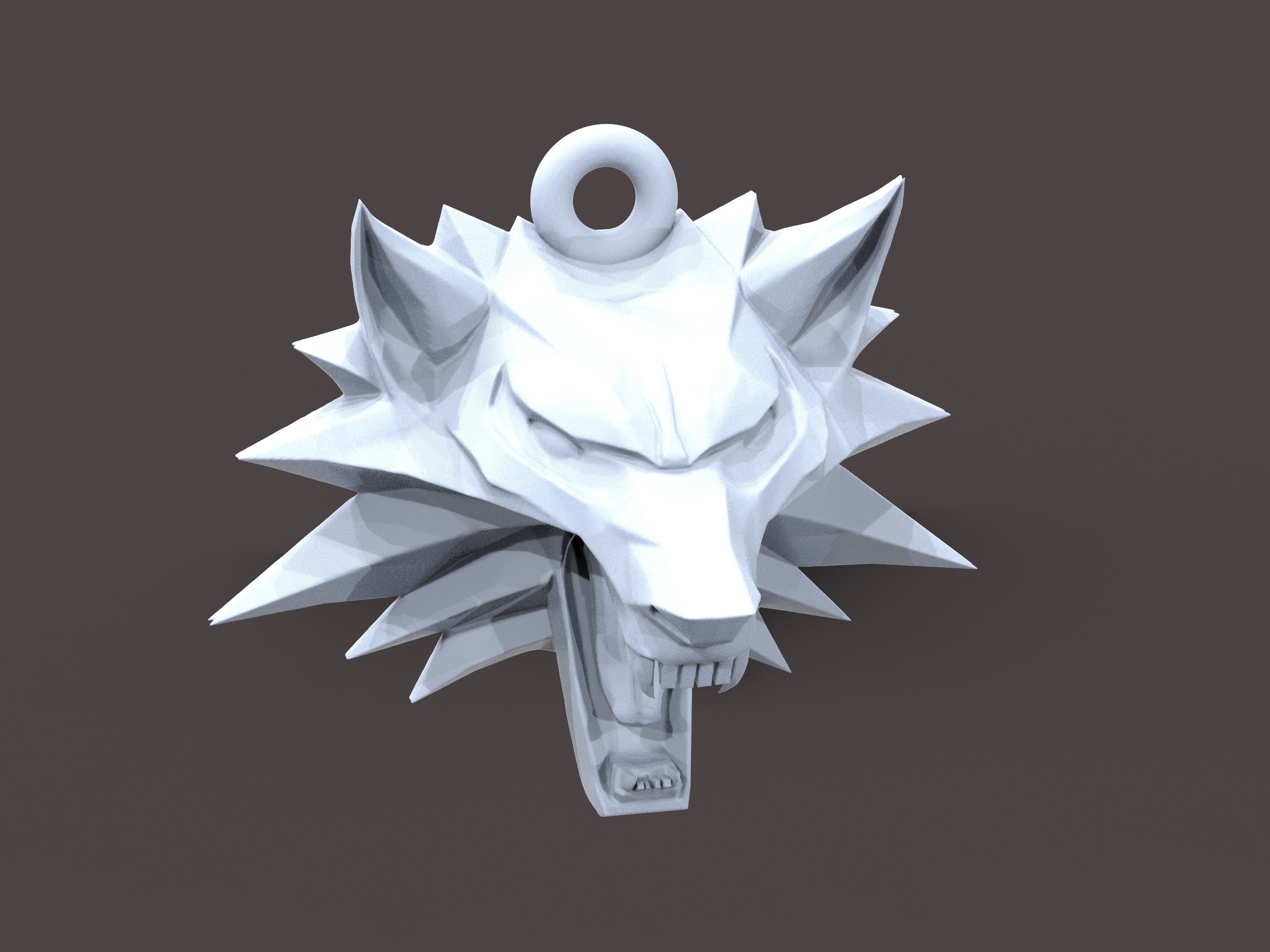 STL file Witcher medallion 👨 ・3D print object to download・Cults