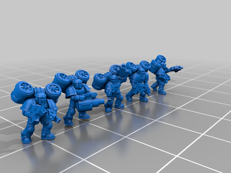 Free STL file Segmented Armour Destroyers (Galactic Crusaders Remix) 🎲 ...