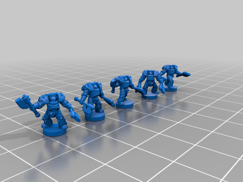 Free STL file Crimson Butchers - 6-8mm (Remix) 🎲・3D print object to ...