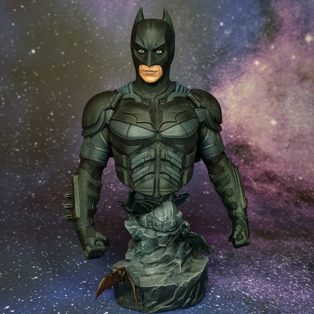 3D print Dark Knight Bust • made with Elegoo Saturn・Cults