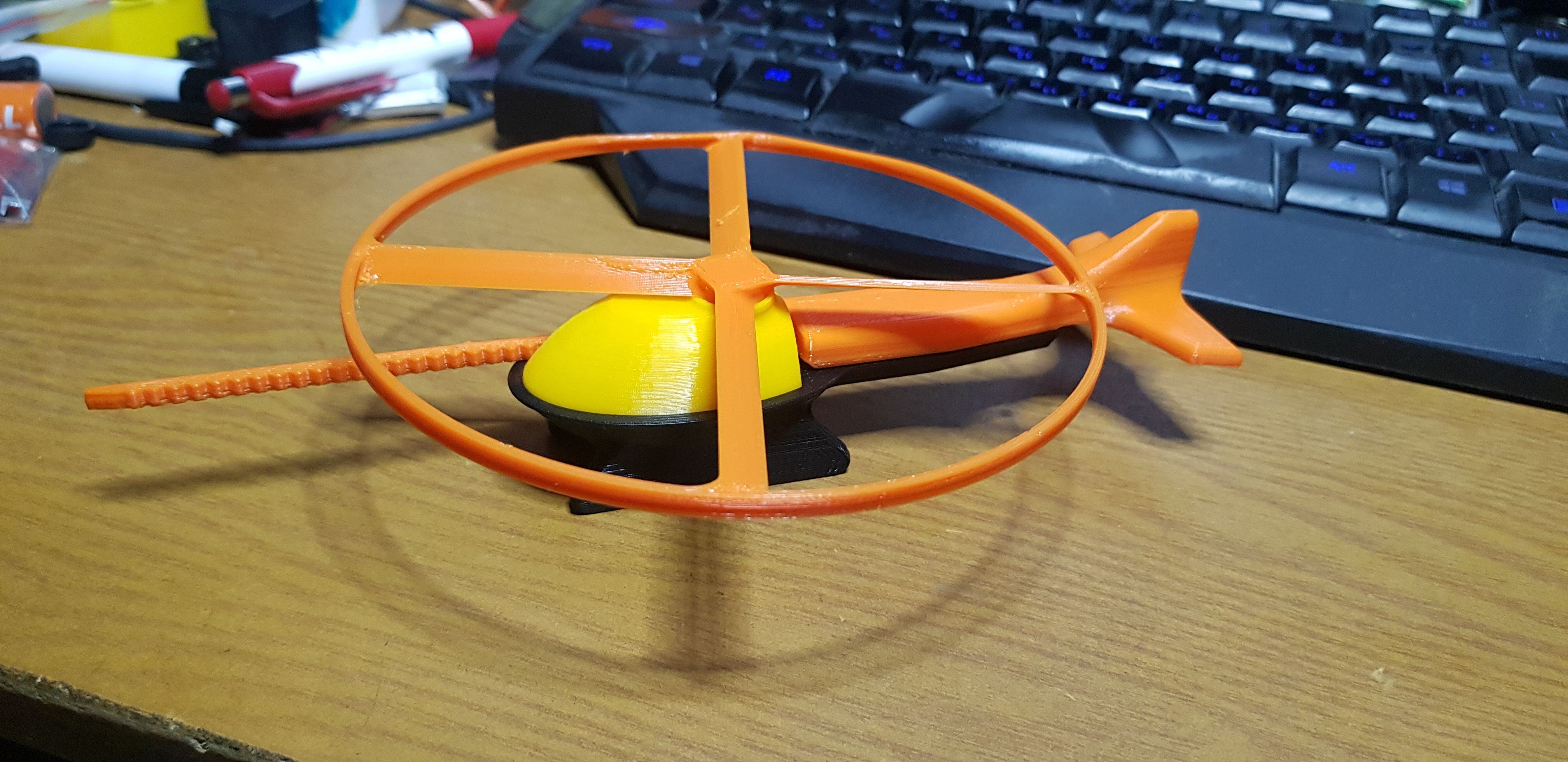 3D printed Flying Helicopter Toy (Updated 12/21/23)・Cults