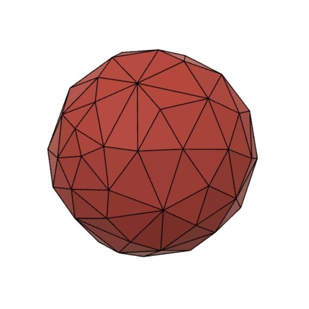 Free STL file Low Poly Ball 🎨・3D printing idea to download・Cults