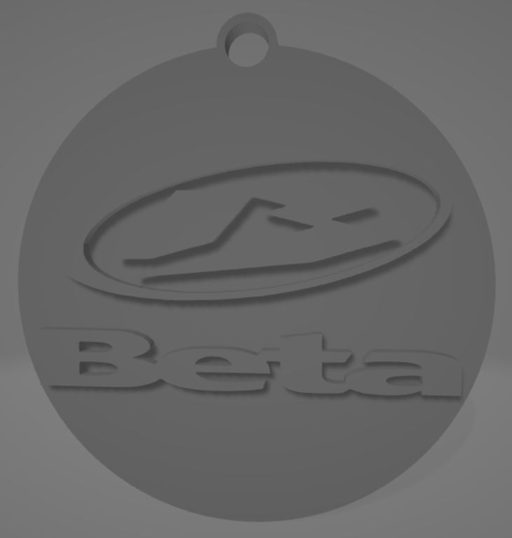 STL file Beta keychain - Beta keychain 🗝️ ・Design to download and 3D ...