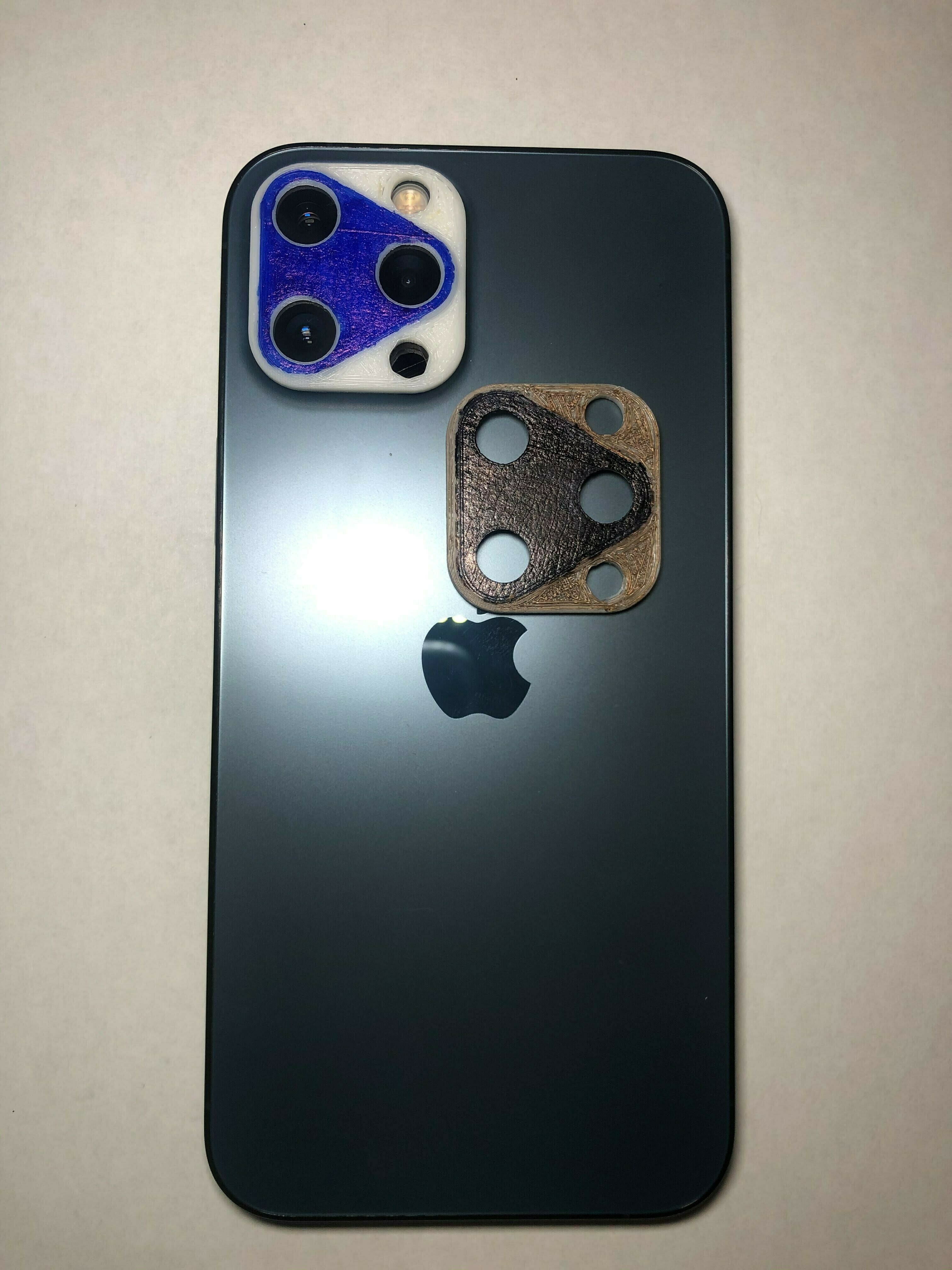 STL file iPhone 12 Pro MAX (Camera Lens Protector) 📱 ・3D print object ...