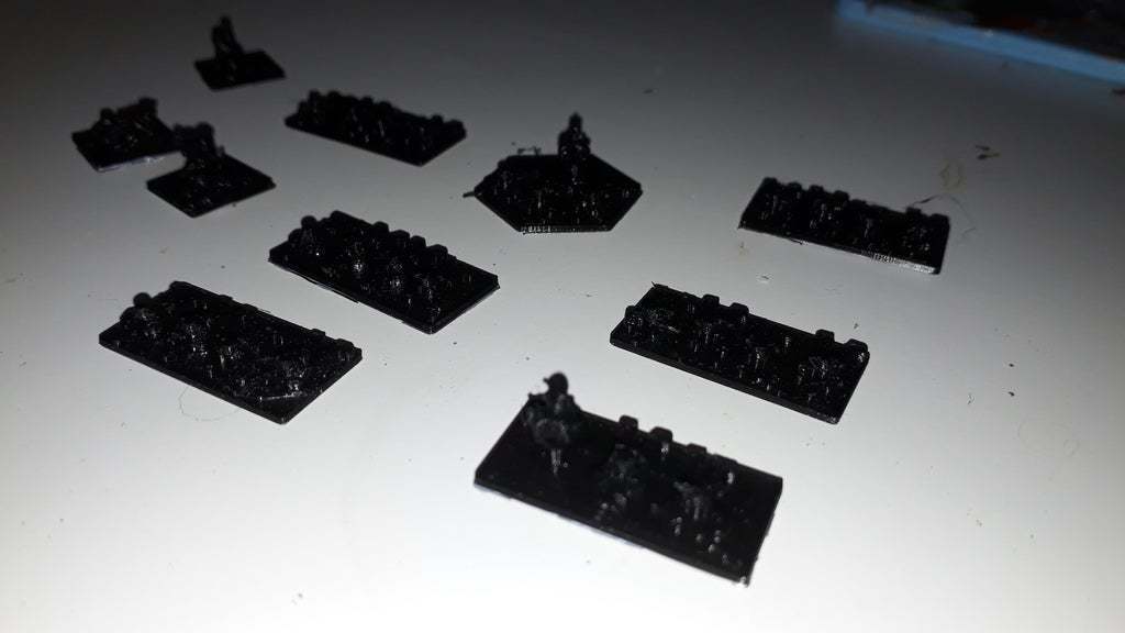 👽 6mm Modern Infantry・ STL File for ・Cults