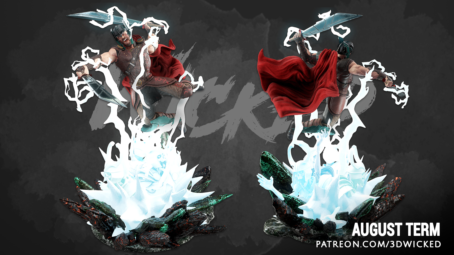 🗿 Wicked Marvel Thor Ragnarok 3d Sculpture: Avengers STL ready for ...