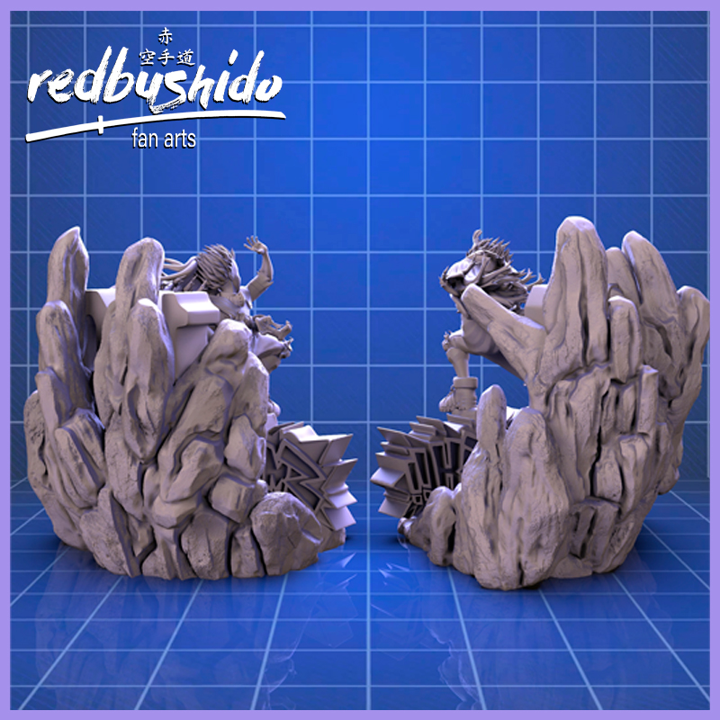 💯 Deku and Eri 100% Smash FanArt Boku no Hero Academia Diorama .STL ...