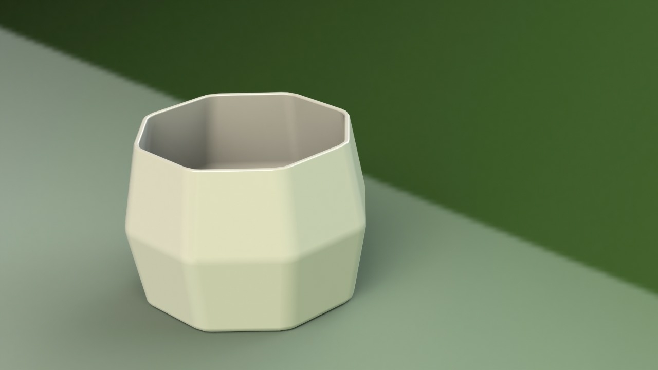Fichier STL gratuit POT OCTAGONAL 🪴・Plan pour impression 3D à ...