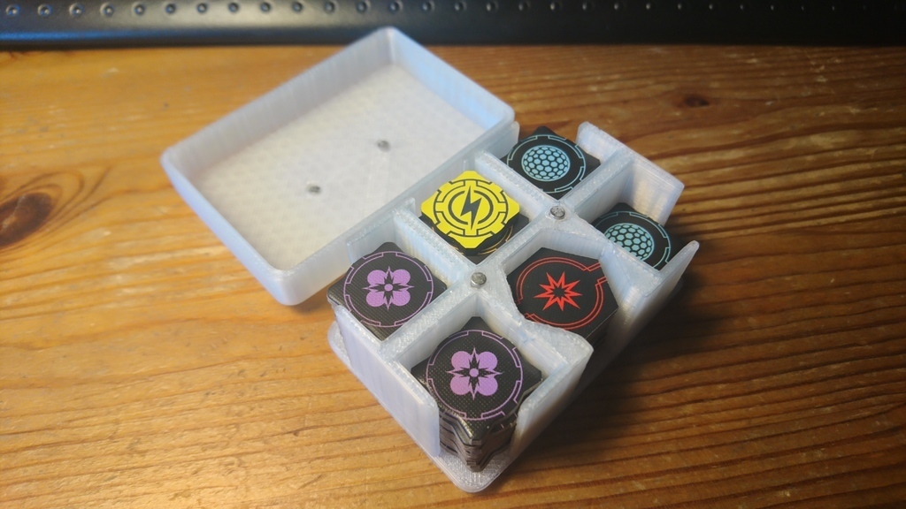 Free 3D file Star wars x-wing Token box (shield, force, charge ...