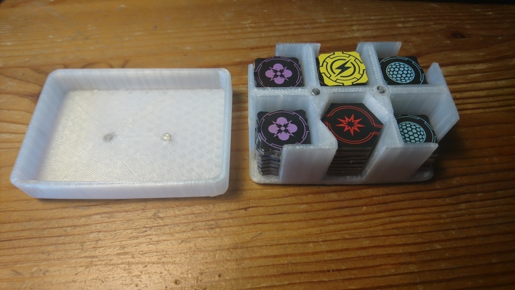 Free 3D file Star wars x-wing Token box (shield, force, charge ...