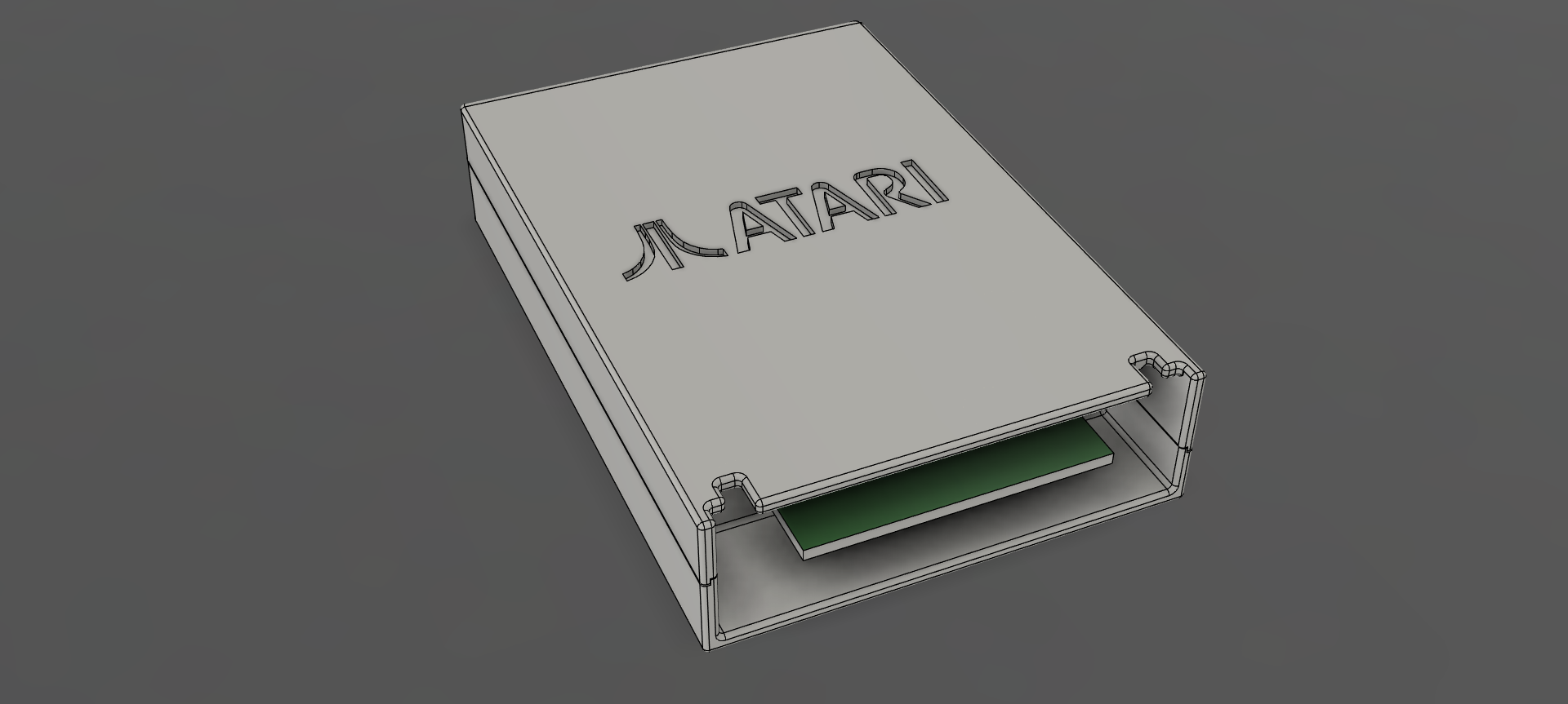 STL file ATARI XL XE CARTRIDGE CASE 🎲 ・3D printer model to download・Cults